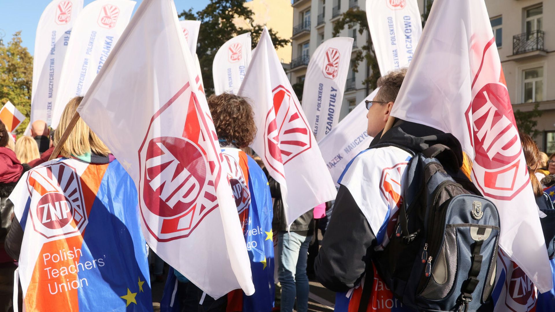 Nowy rok szkolny. 1 września wielka manifestacja ZNP pod MEN ...