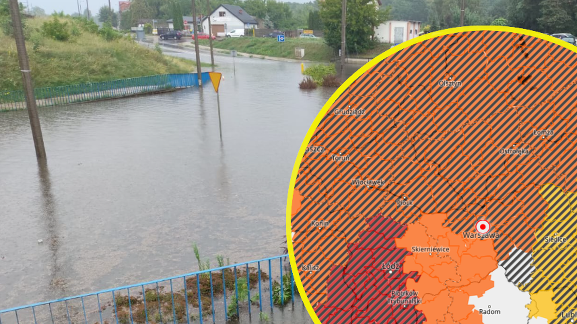 Pogoda NA ŻYWO. Sprawdzamy radar, nowe alerty IMGW i aktualny stan wód ...