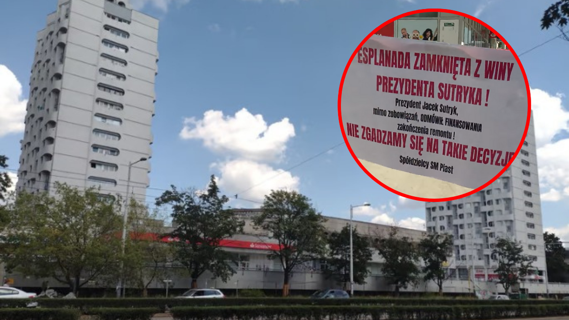 Słynna esplanada we Wrocławiu znów zamknięta. Spółdzielcy: "Z winy ...