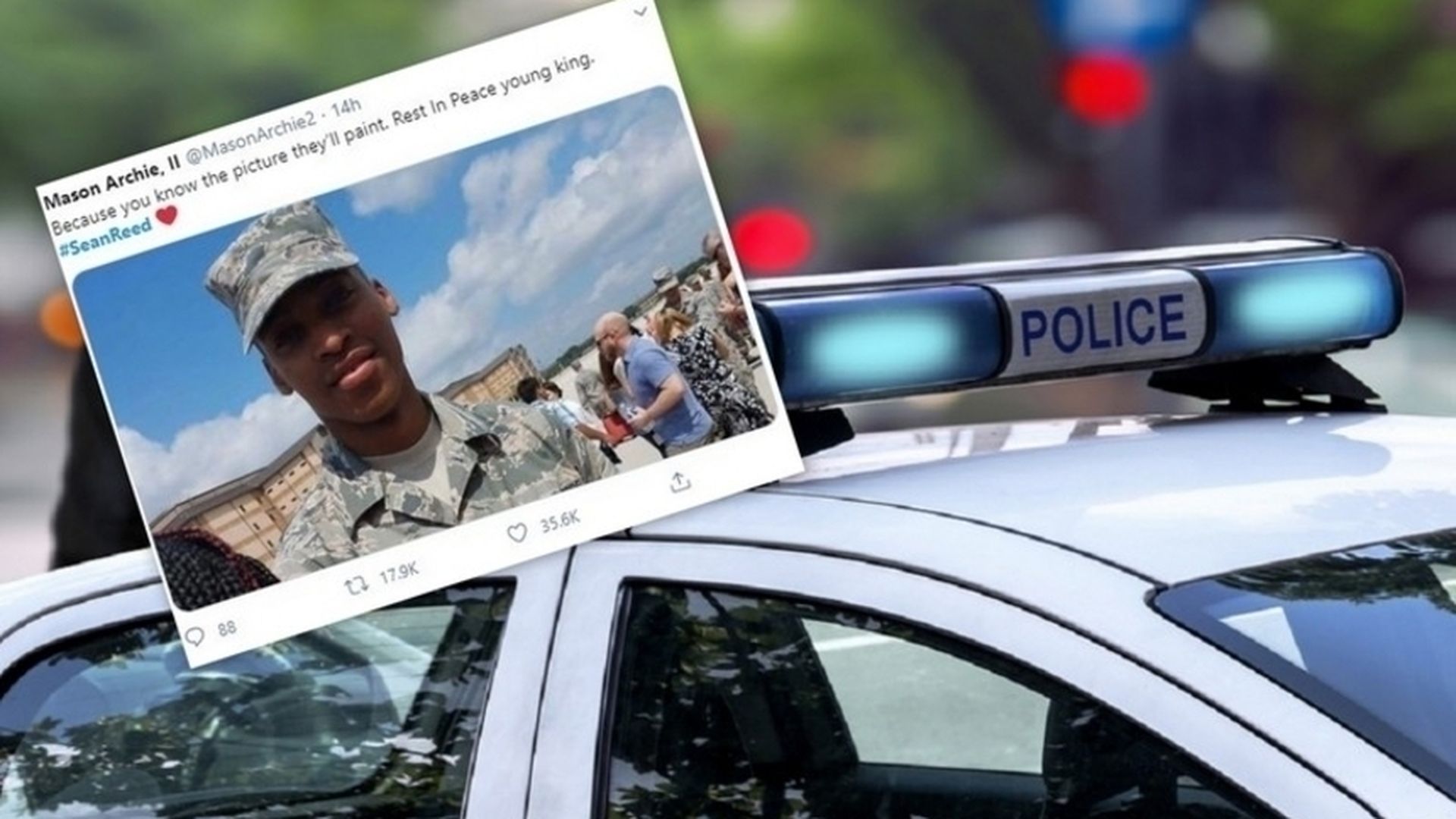 USA. Sean Reed transmitował na żywo pościg policyjny. Został ...