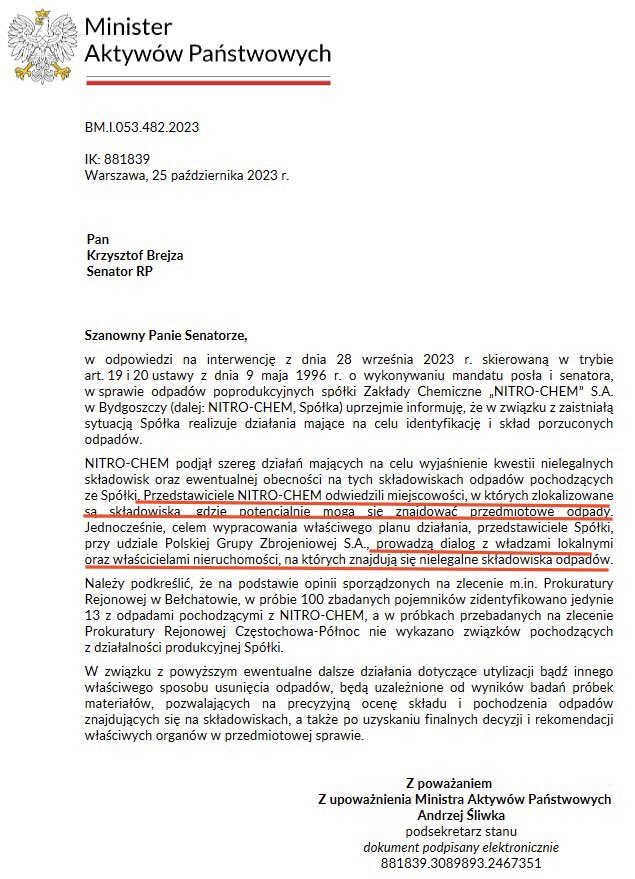 Beczki z trującą "czerwoną wodą" pod Warszawą. Jest odpowiedź ministra ...